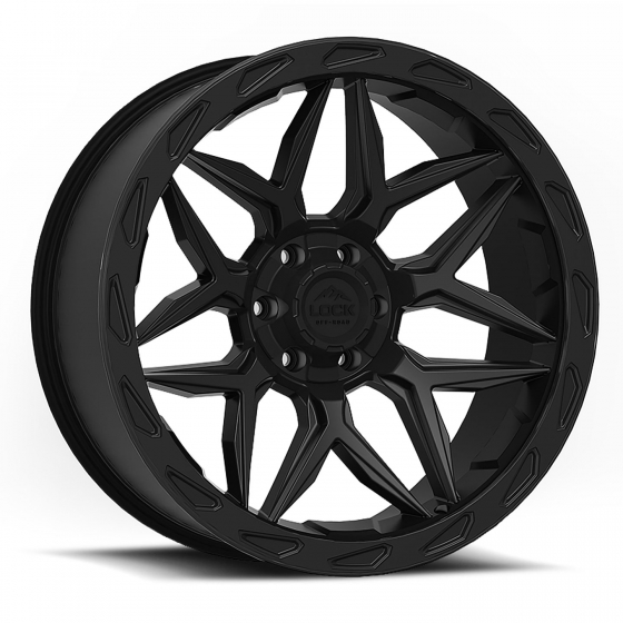 Lock Off-Road Matrix in Matte Black | Wheel Specialists, Inc.